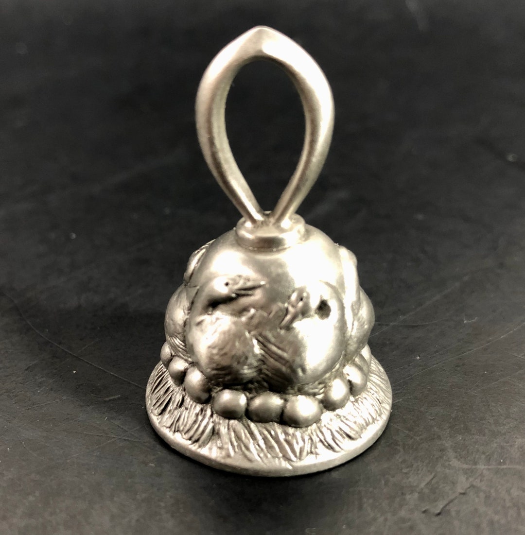 Danforth Pewter Bell Six Geese a Laying 12 Days of Christmas Miniature ...