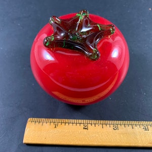 Glass Fruit Vegetables Murano Style Art Glass Accent Curio Piece ...