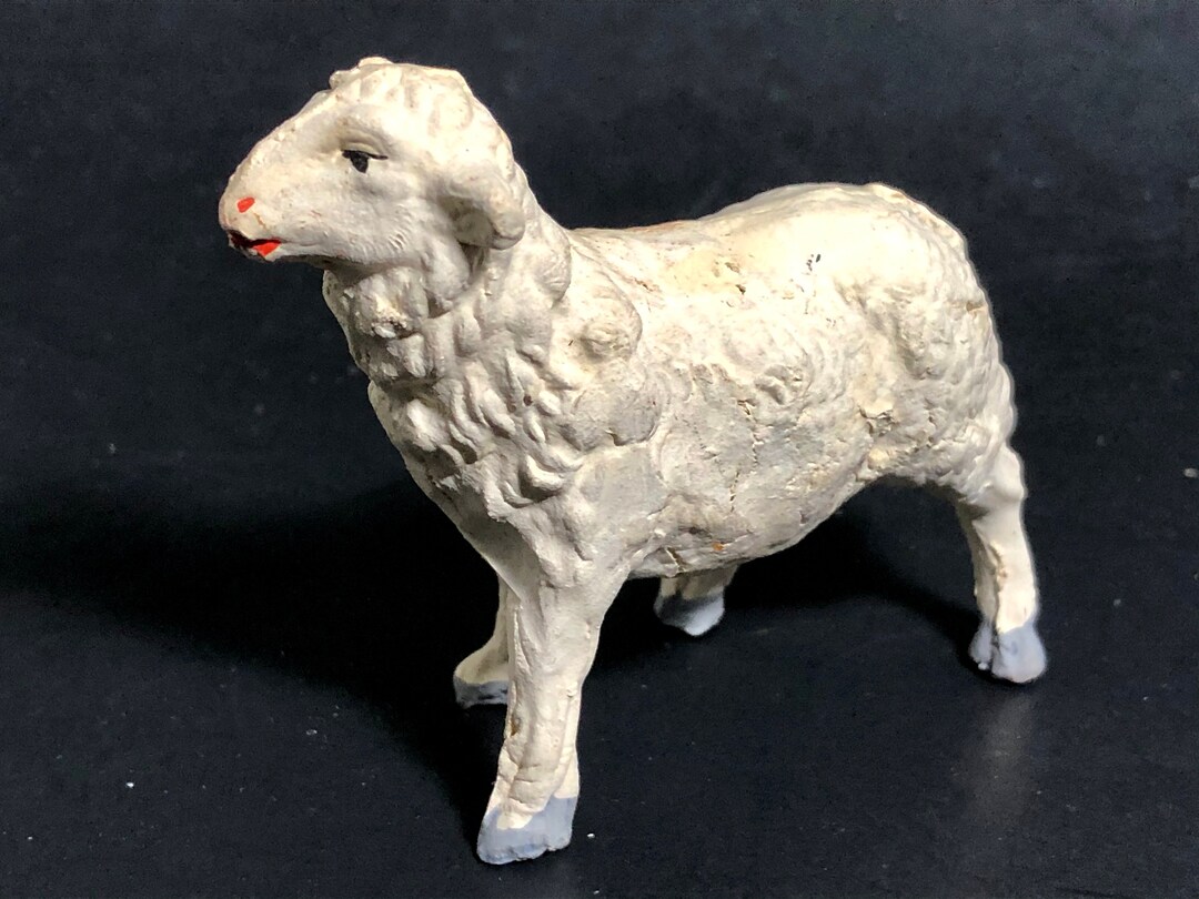 Nativity Sheep Manger Creche Figure Made in Italy 1950s Beautiful ...