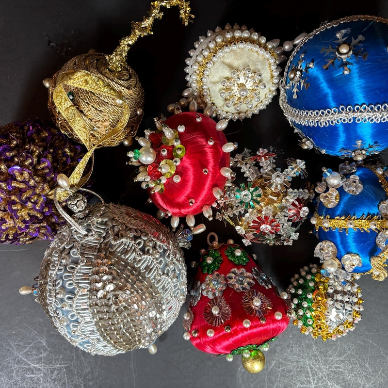 Glitter Filigree Ornament - Etsy