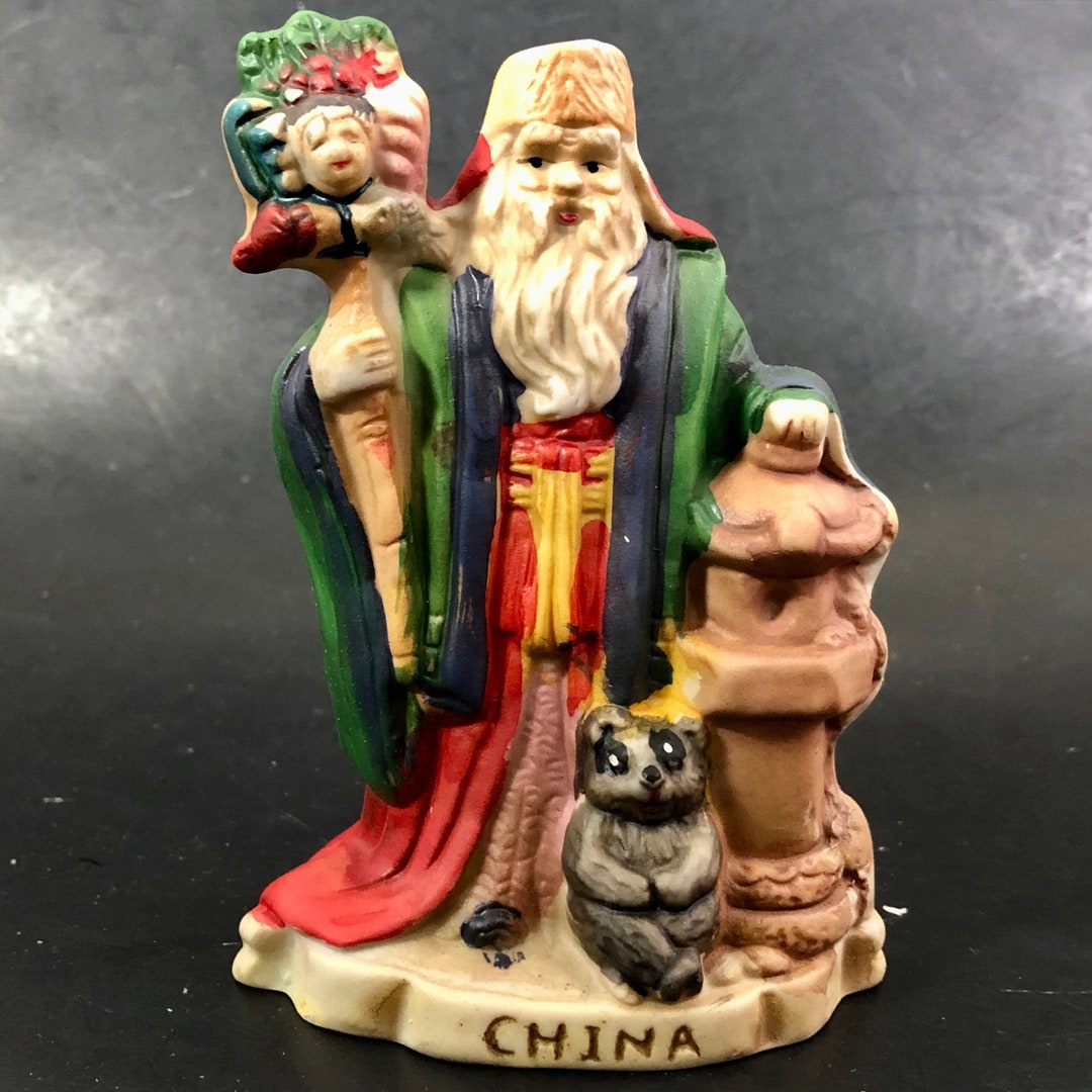 Old World Santa China Hand Painted Collectible Vintage - Etsy