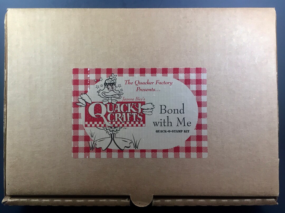 Crafts Quacker Factory Quacky Crafts Bond With Me Quack o-stamp Kit ...