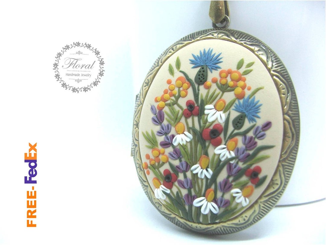 Personalized Multi Photo Locket Secret Message Locket Large Oval Locket ...