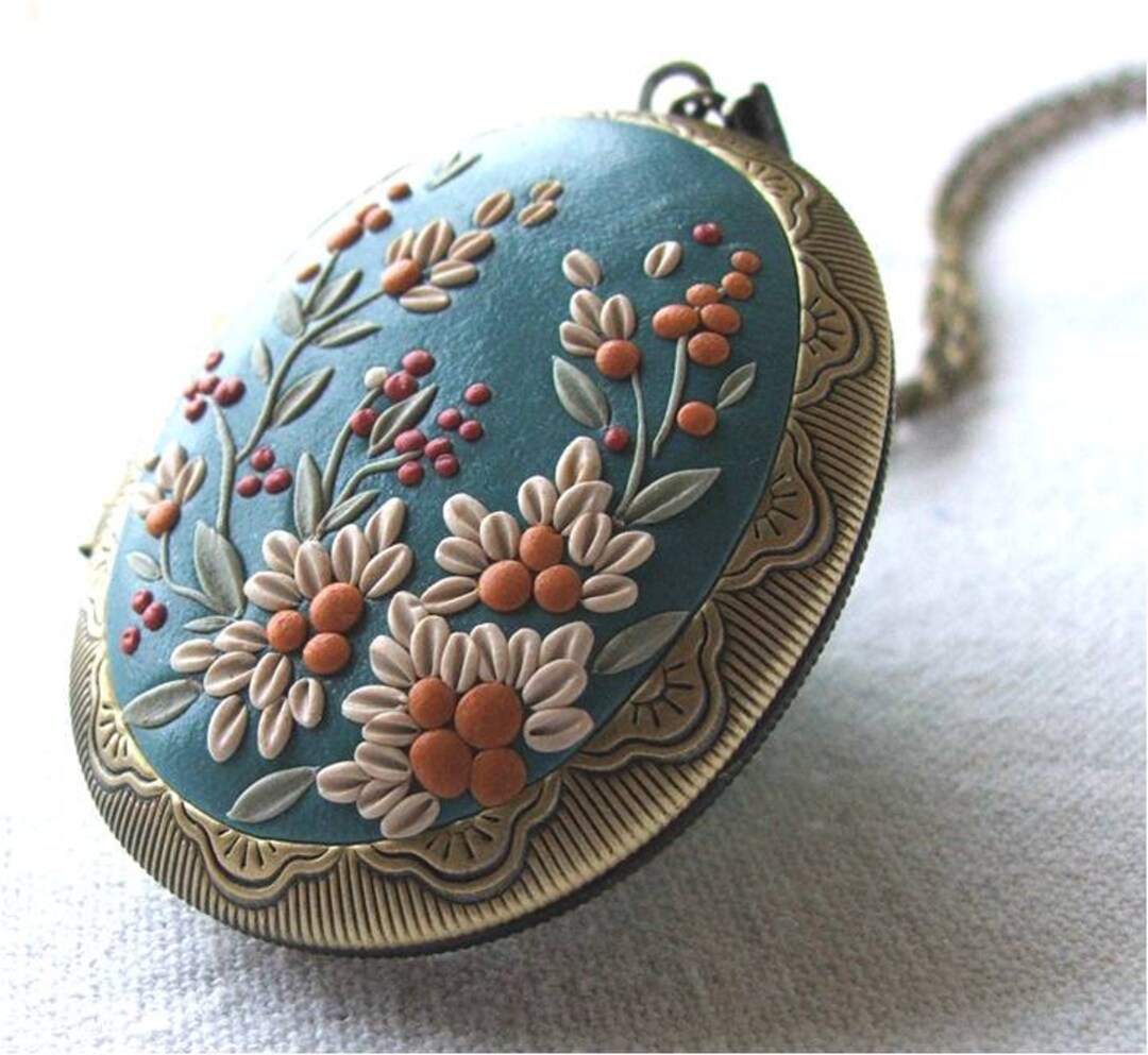 Turquoise Locket, Christmas Gift for Her, Personalized Locket ...