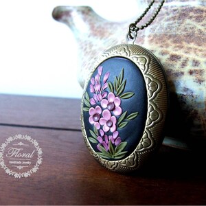 Secret Message Locket, Message Necklace, Custom Quote Locket, Multi ...