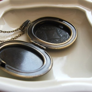 Secret Message Locket, Message Necklace, Custom Quote Locket, Multi ...