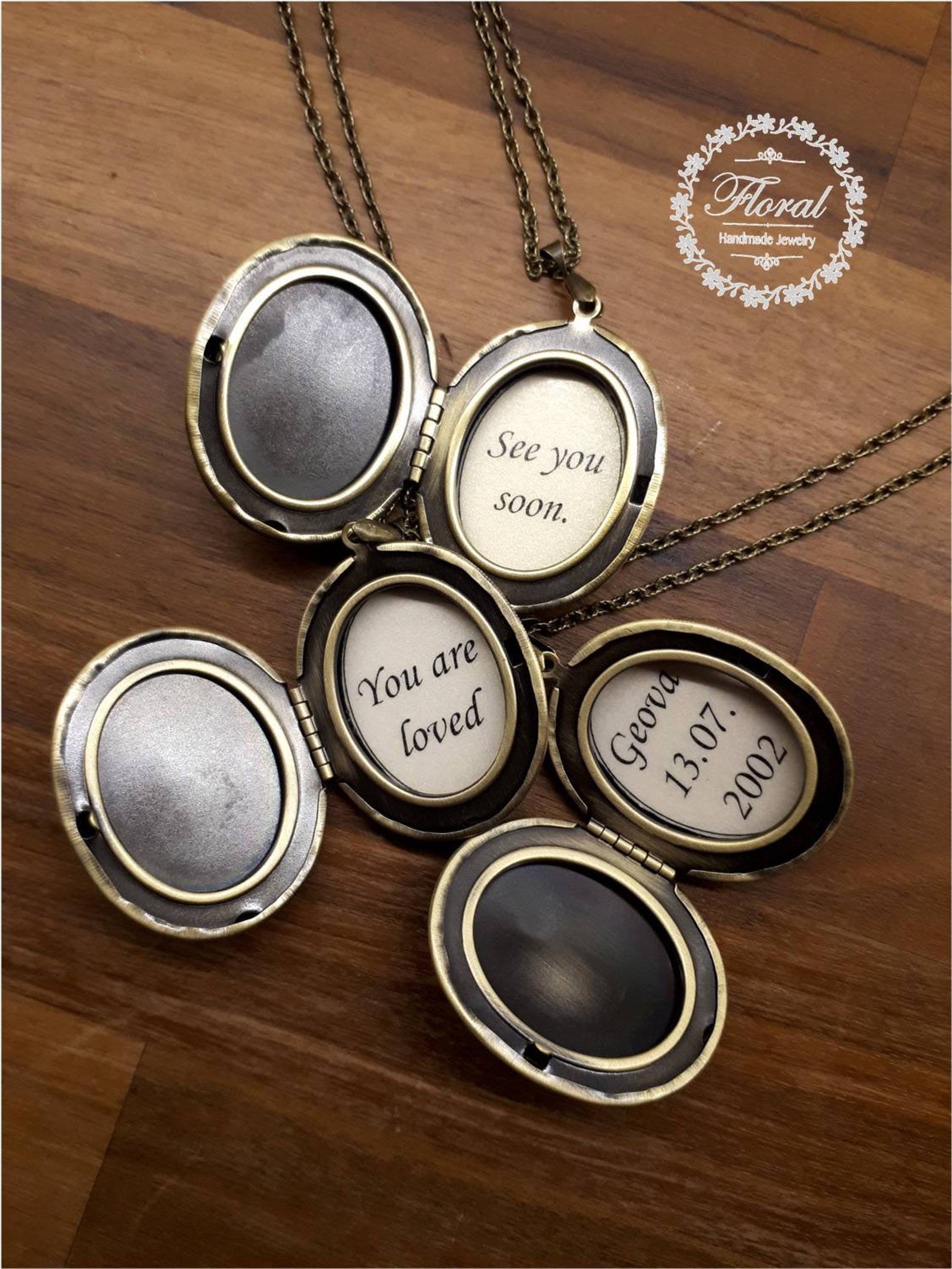 Turquoise Locket Christmas Gift for Her Personalized Locket - Etsy