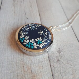 Personalized Locket Necklace, 3 Photo Locket With Message, Graduation ...