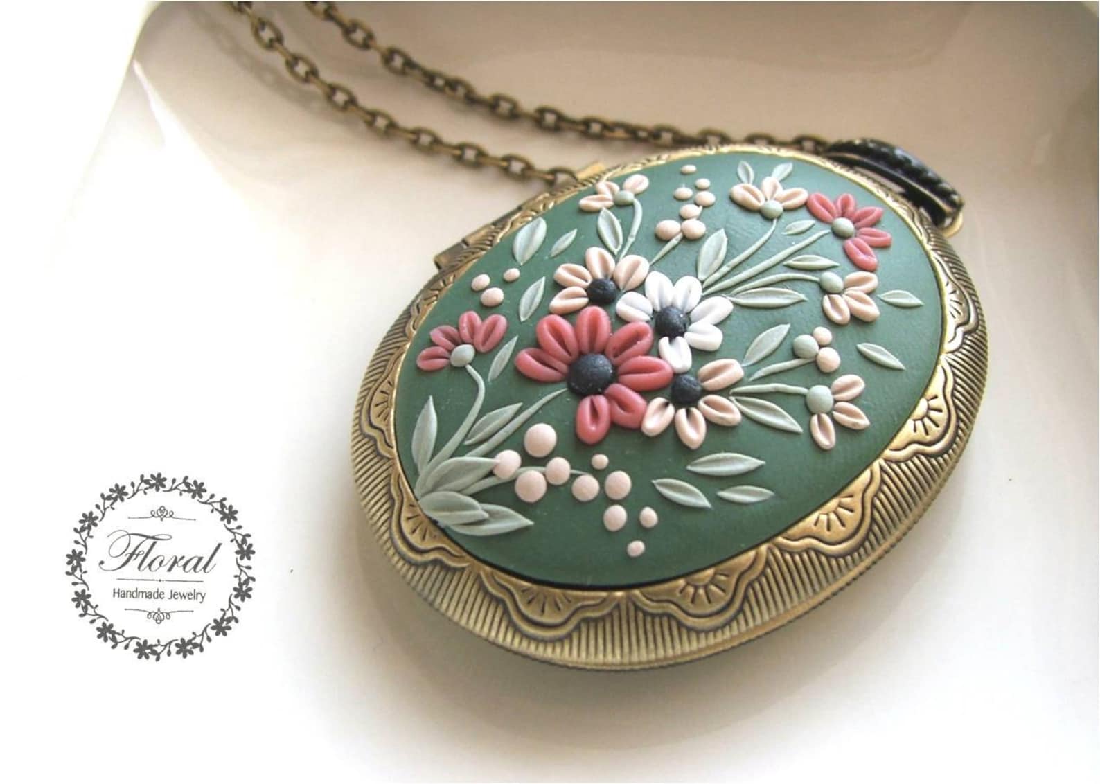 Custom Locket Necklace Personalized Locket With Photo Custom - Etsy