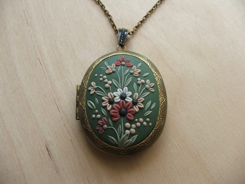 Custom Locket Necklace Personalized Locket With Photo Custom - Etsy