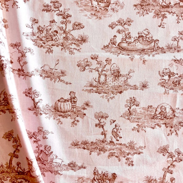 Pink Toile - Etsy