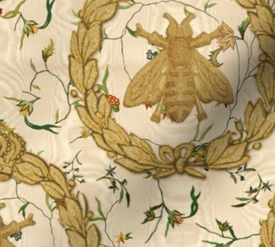 Bee Pillow Cover Queen Bee Napoleon Fabric Yellow Gold - Etsy