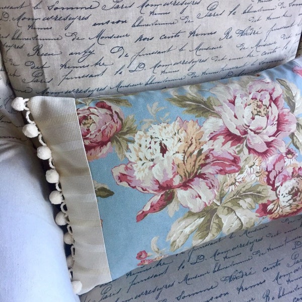 Waverly Blue Fabric - Etsy