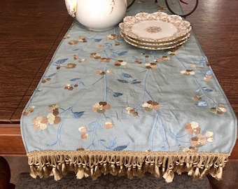 French Blue Table Runner - Etsy