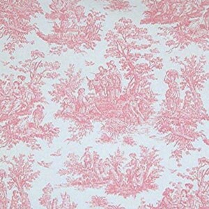 Pink Toile Pillow Cover, Toile De Joy Fabric, Pink Nursery Pillow Cover ...