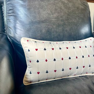 Playing Cards Pillow Cover, Game Room Home Decor, Diamond Theme, Spades ...