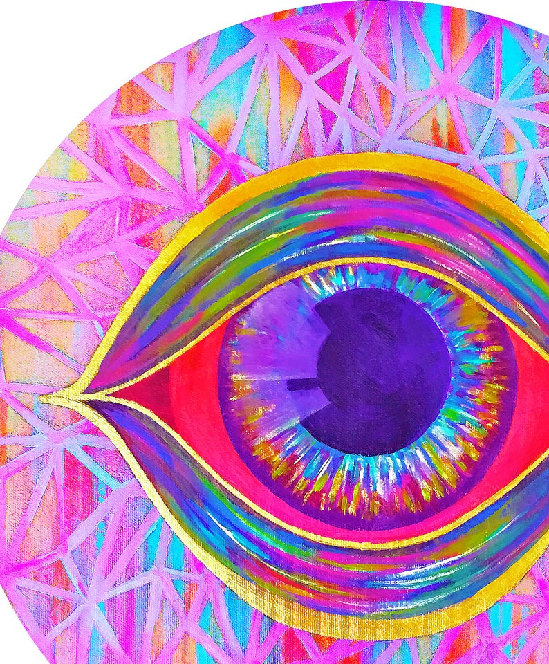 EVIL EYE, Printable Art, Instant Download, Geometric Art - Etsy