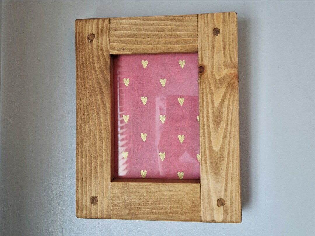 Small Wooden Picture Photo Frame for 5 X 7 Inch Natural - Etsy UK
