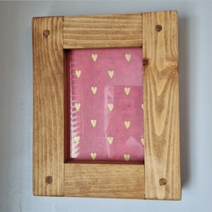 Small Wooden Picture Photo Frame for 5 X 7 Inch Natural - Etsy UK