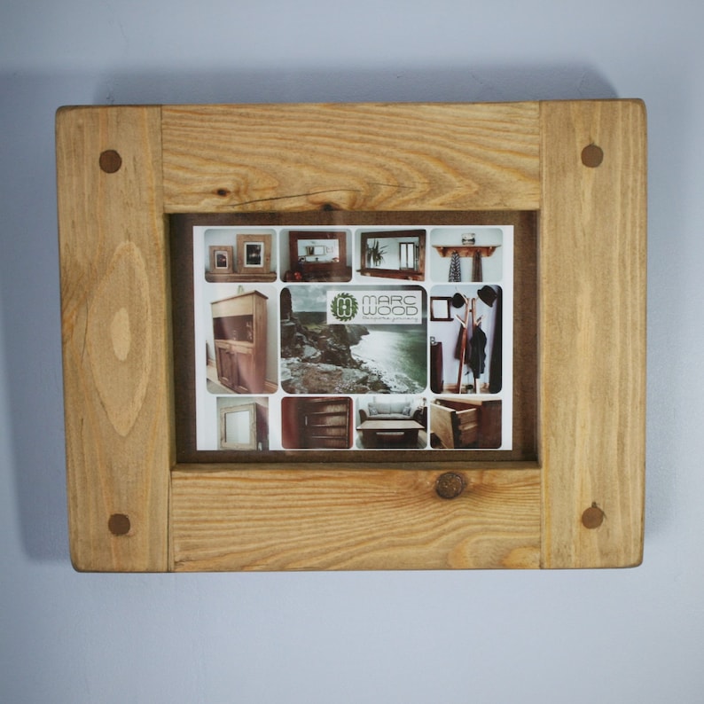 Small Wooden Picture Photo Frame for 5 X 7 Inch Natural | Etsy