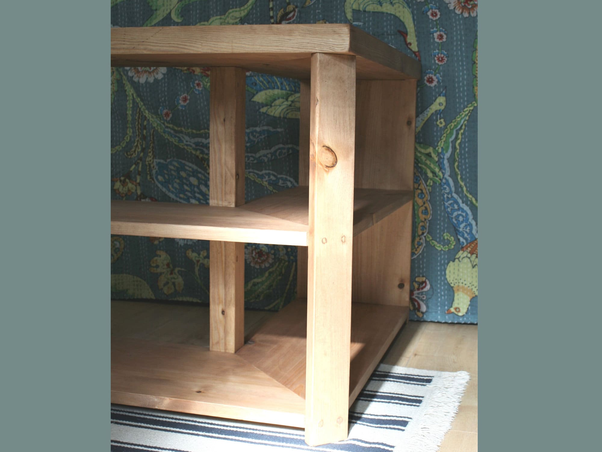 Corner Shoe Rack Wooden Hall Bench Seat Shelves 75W X 60H X - Etsy UK