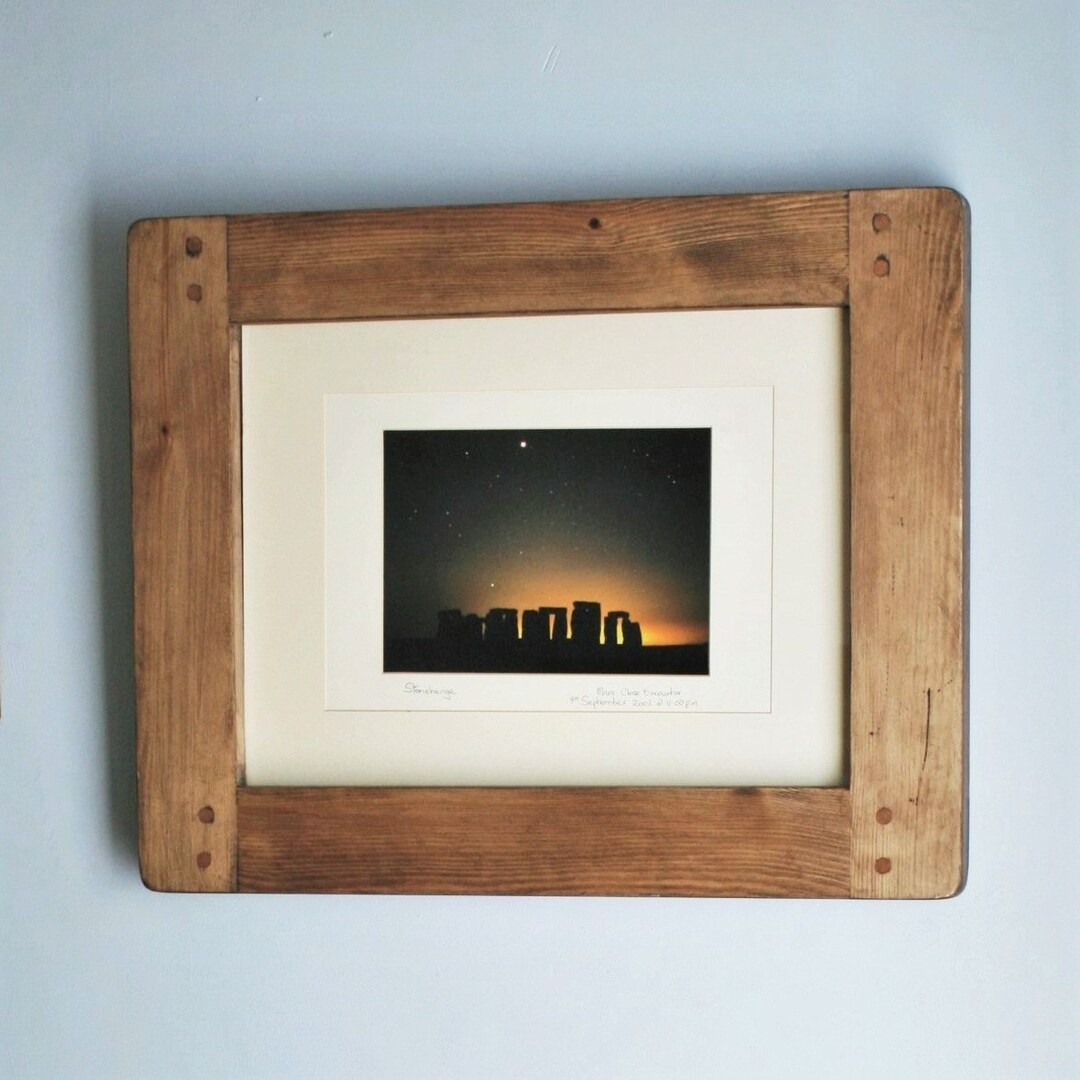 Wooden Frame for Photo & Picture A3 Image, Sustainable Modern Rustic ...