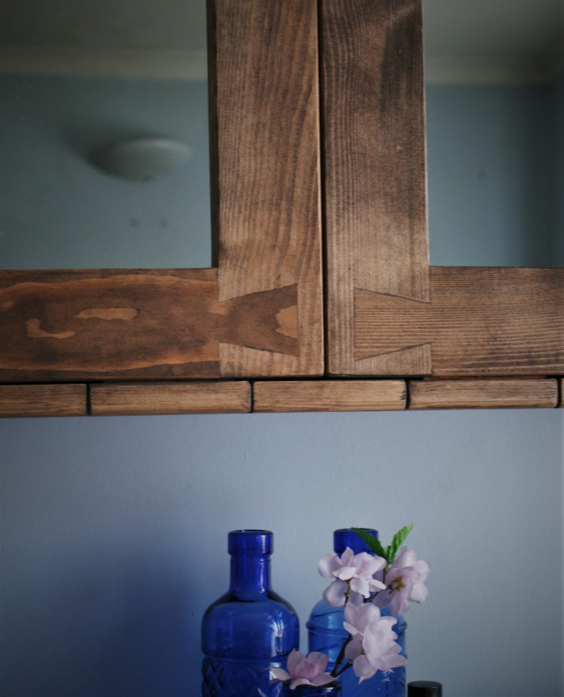 Oak Bathroom Mirror With Shelf Bathroom Guide By Jetstwit