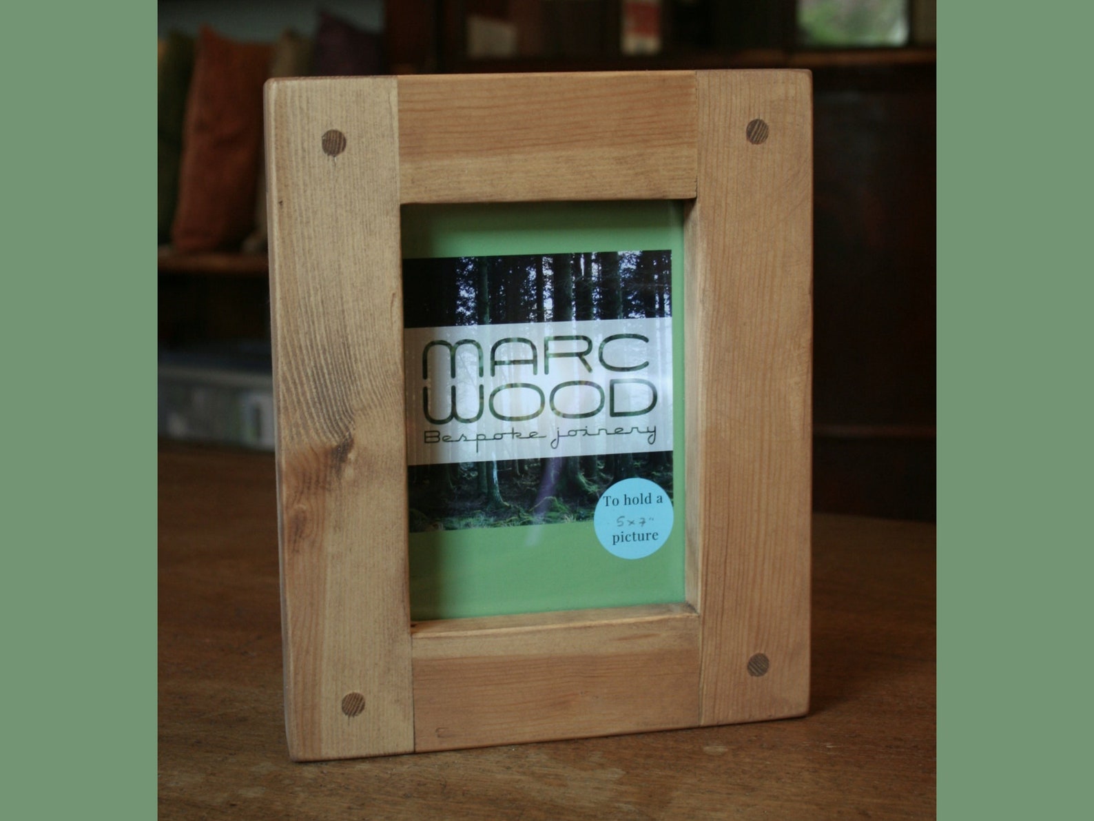 Small Wooden Picture Photo Frame for 5 X 7 Inch Natural - Etsy UK