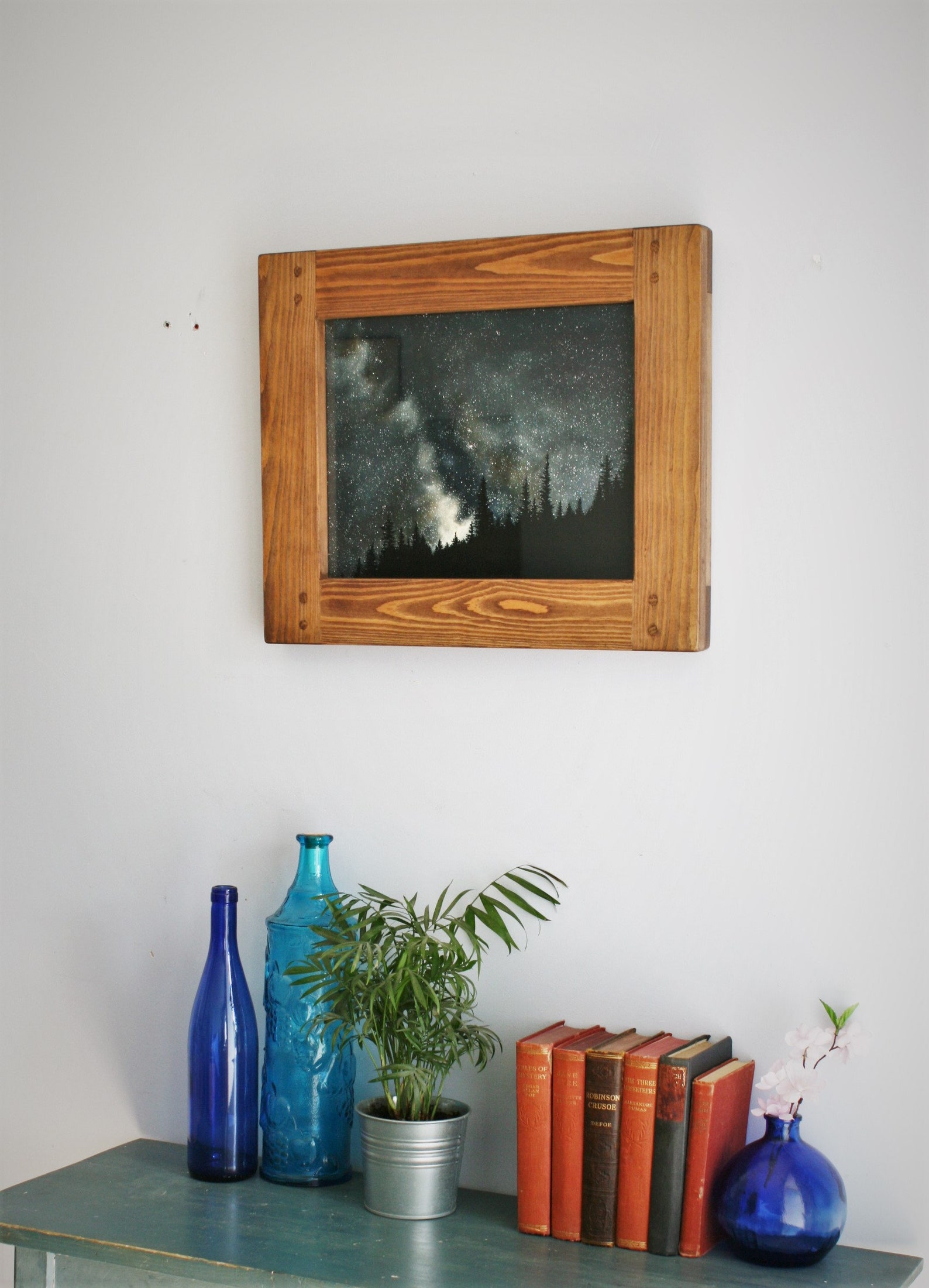 Large wooden frame for photo & picture 11 x 14 inch | Etsy