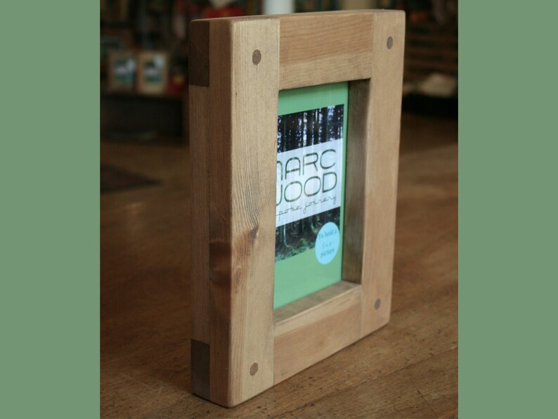 Small Wooden Picture Photo Frame for 5 X 7 Inch Natural | Etsy