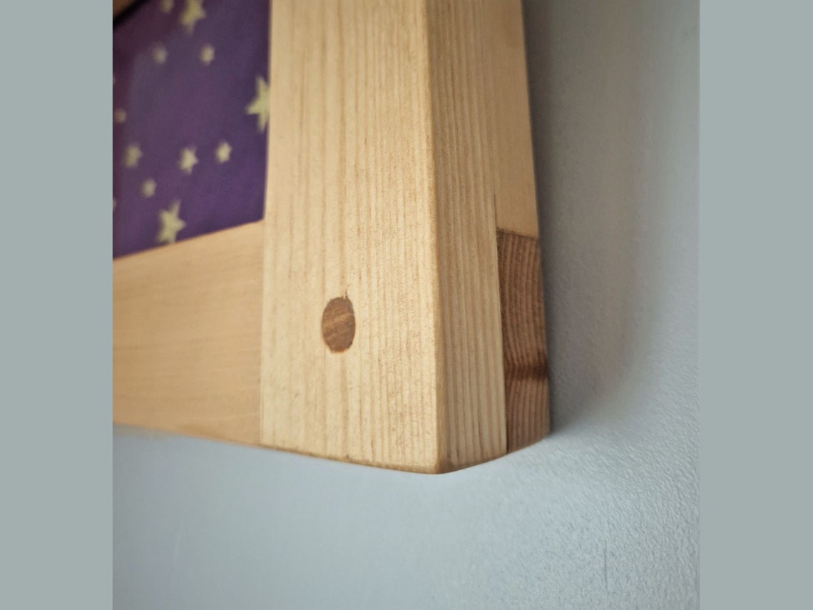 Small Wooden Picture, Photo Frame for 5 X 7 Inch, Natural Rustic Frame ...