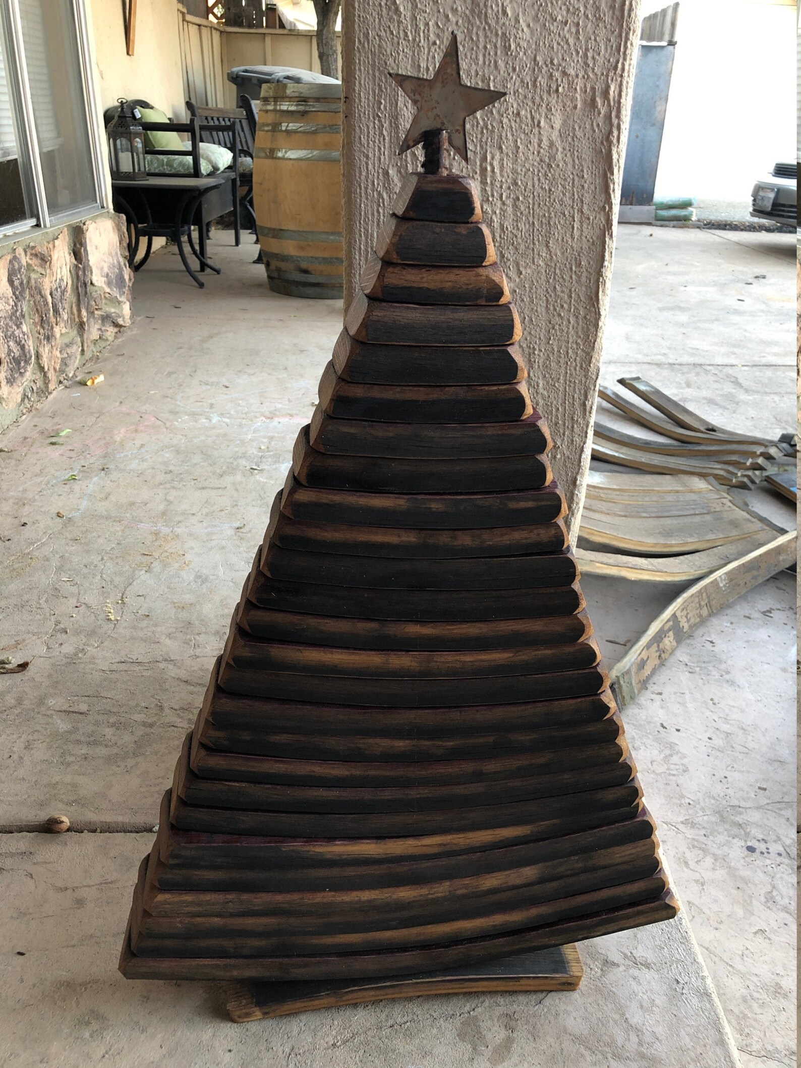 Napa Valley Wine Barrel Christmas Tree - Etsy
