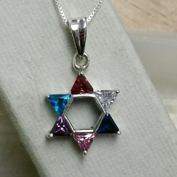 Multi Color Star of David - Etsy