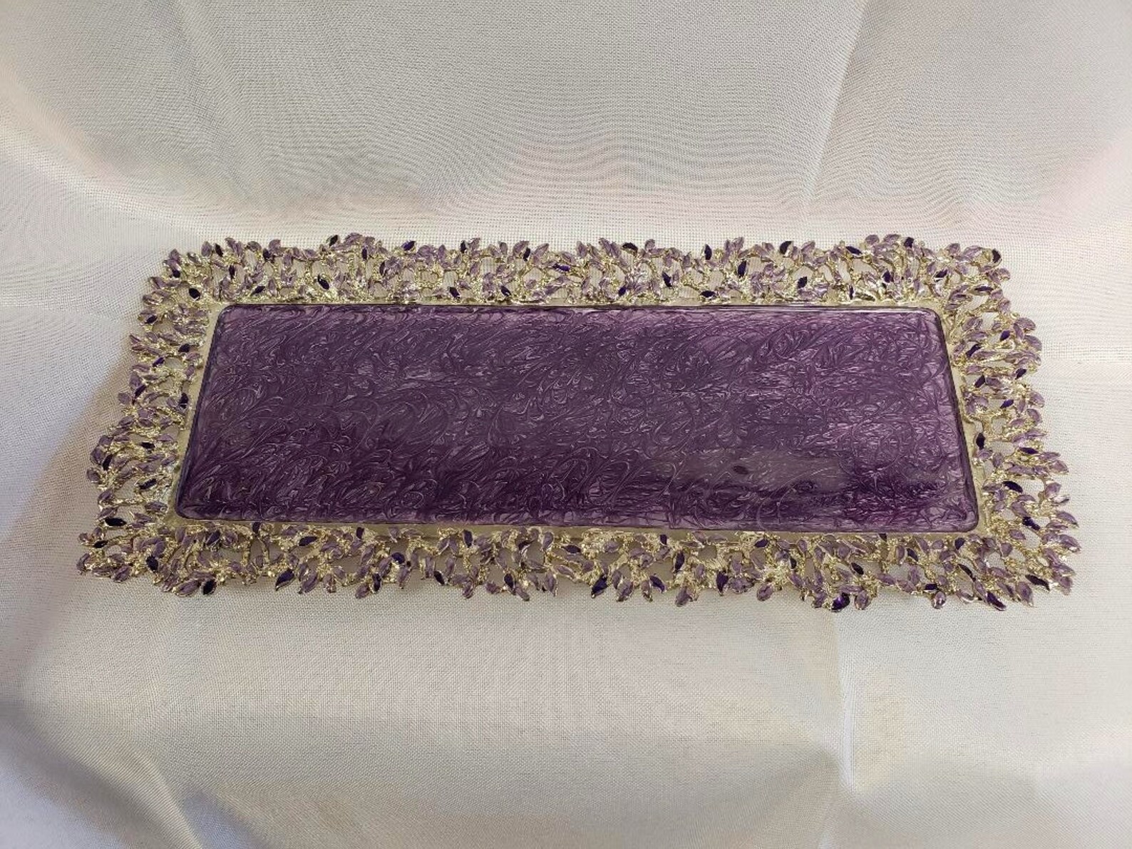 Tree of Life Candlesticks in Purple. Shabbat Candle Holders, Shabbos ...