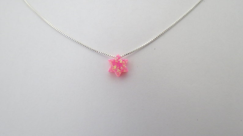 Pink Opal Magen David Pink Opal Jewish Star Floating Jewish - Etsy
