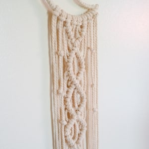 DIY Kit, Moon Macrame Wall Hanging Craft Supply Kit With String Lights, Craft Kit for Adults ...