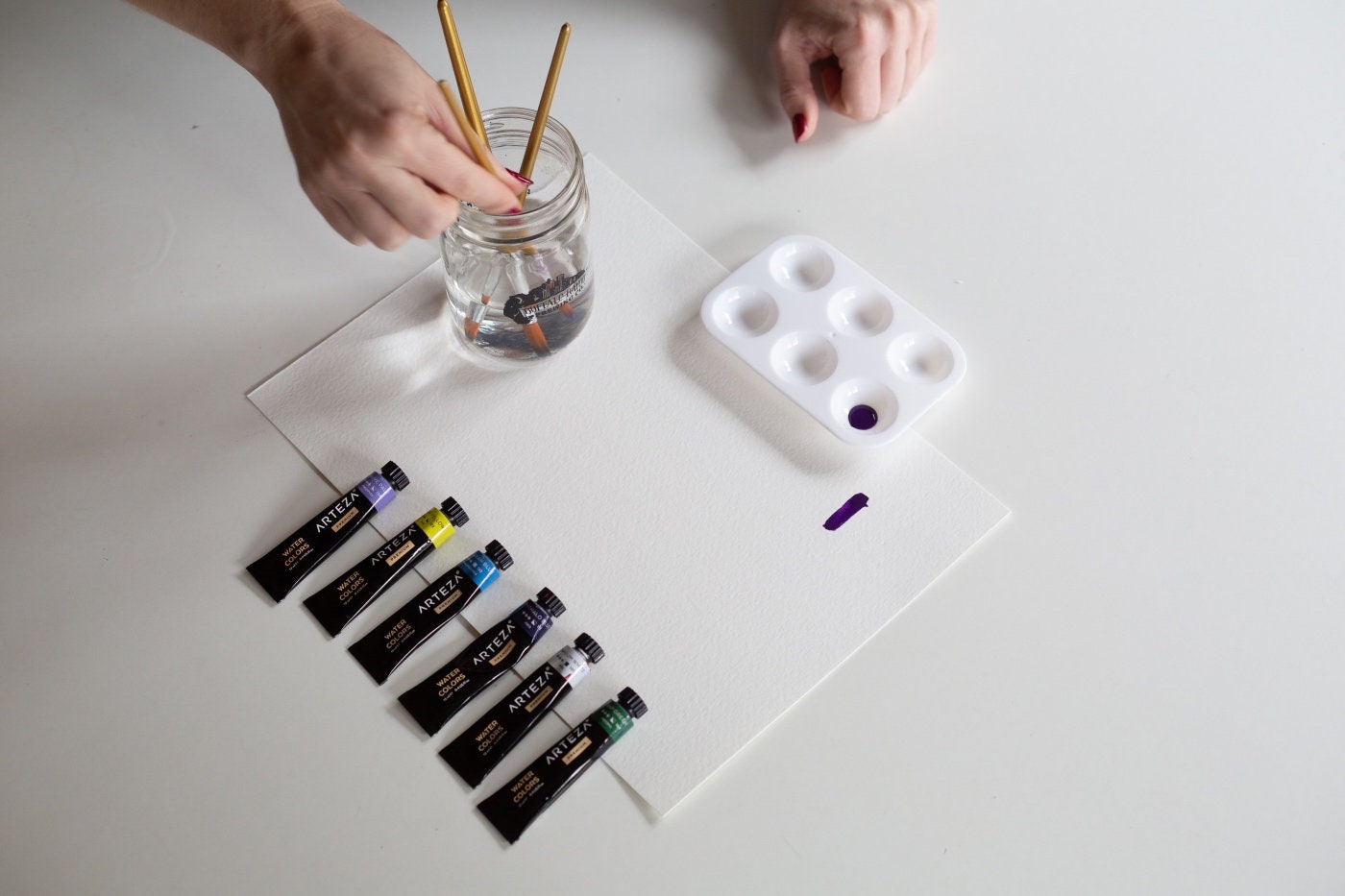 DIY Kit Watercolor Painting Deluxe Art Supply Kit | Etsy