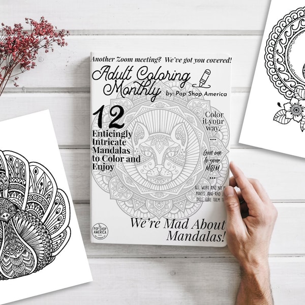 Adult Coloring Books - Etsy