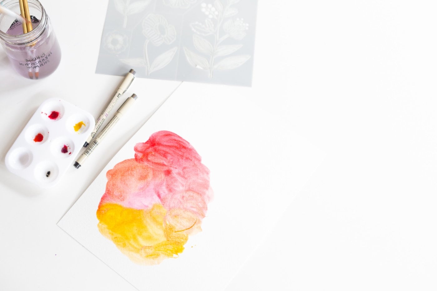 18-piece Liquid Watercolor Painting Set Art Supplies | Etsy