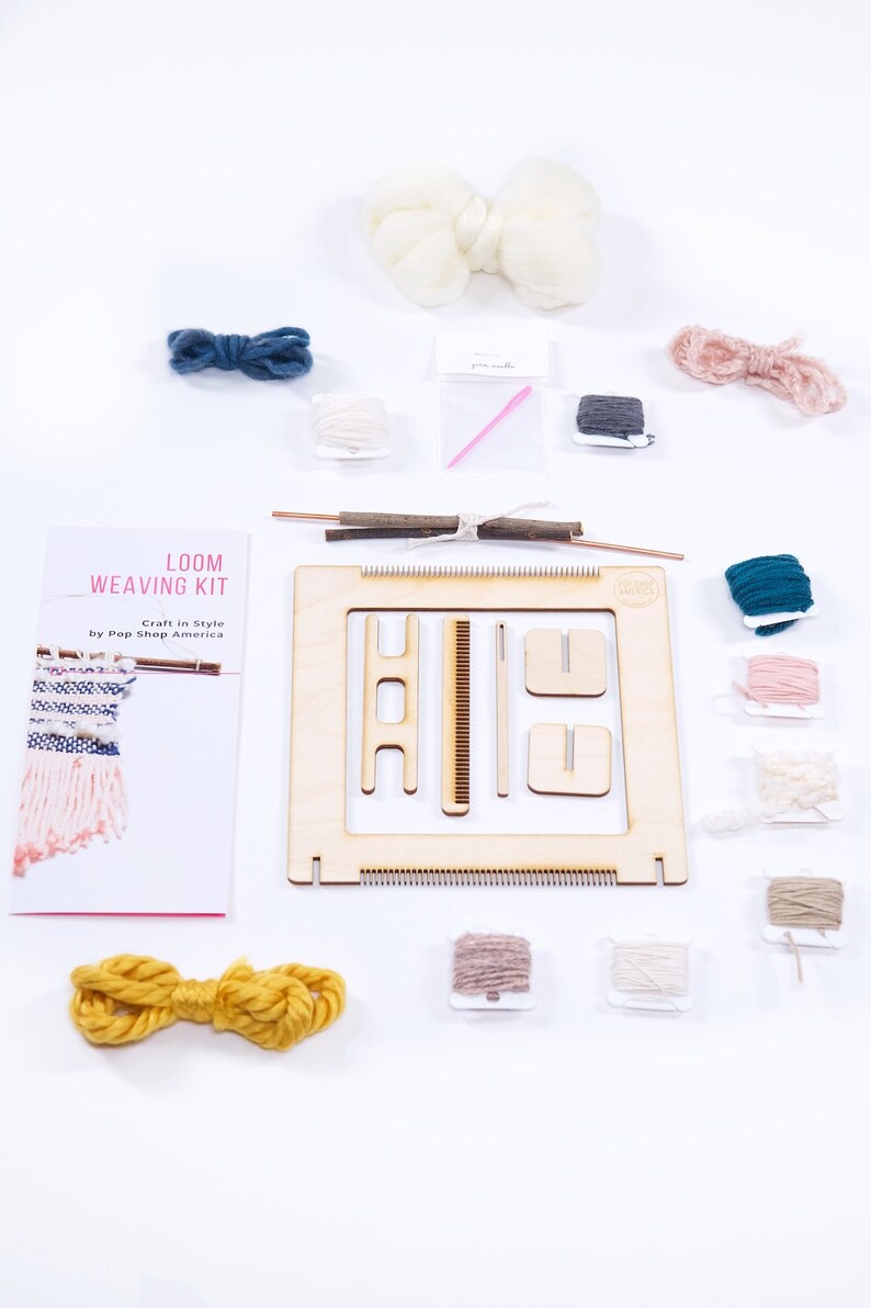 DIY Kit Weaving Loom Kit Beginners Lap Loom Craft Supply Kit - Etsy
