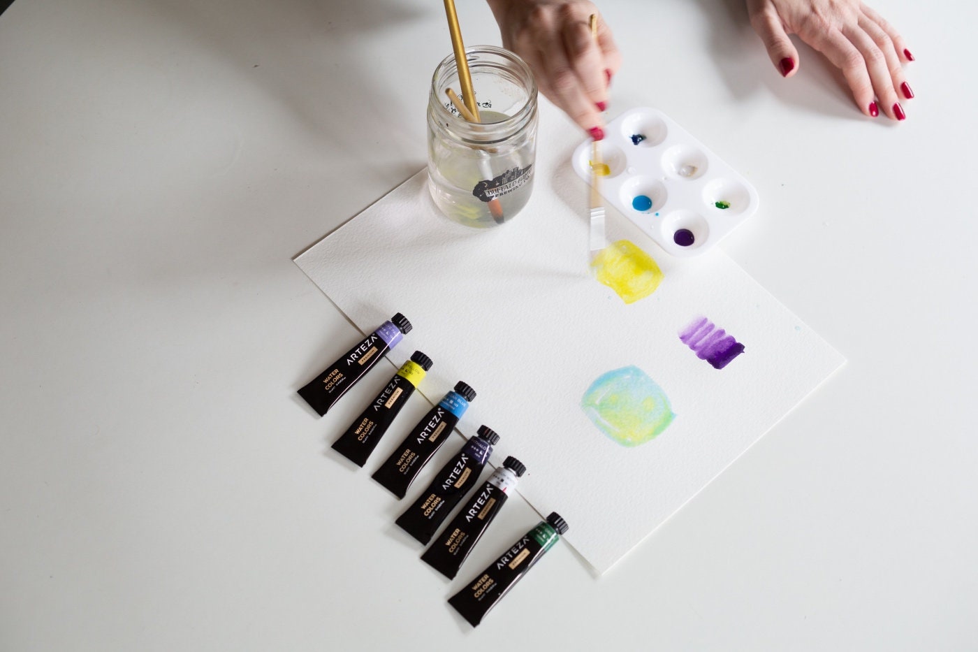 DIY Kit Watercolor Painting Deluxe Art Supply Kit - Etsy