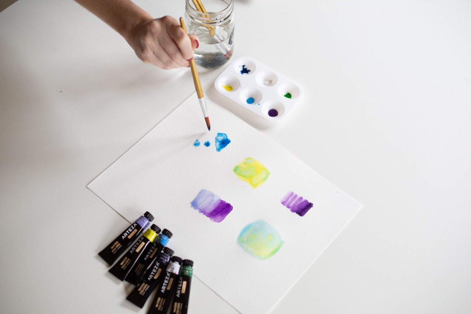 DIY Kit Watercolor Painting Deluxe Art Supply Kit - Etsy