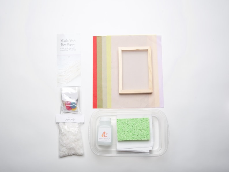 DIY Kit, Paper Making Kit, 5x7" A7 Mold & Deckle Kit, Make Your Own ...