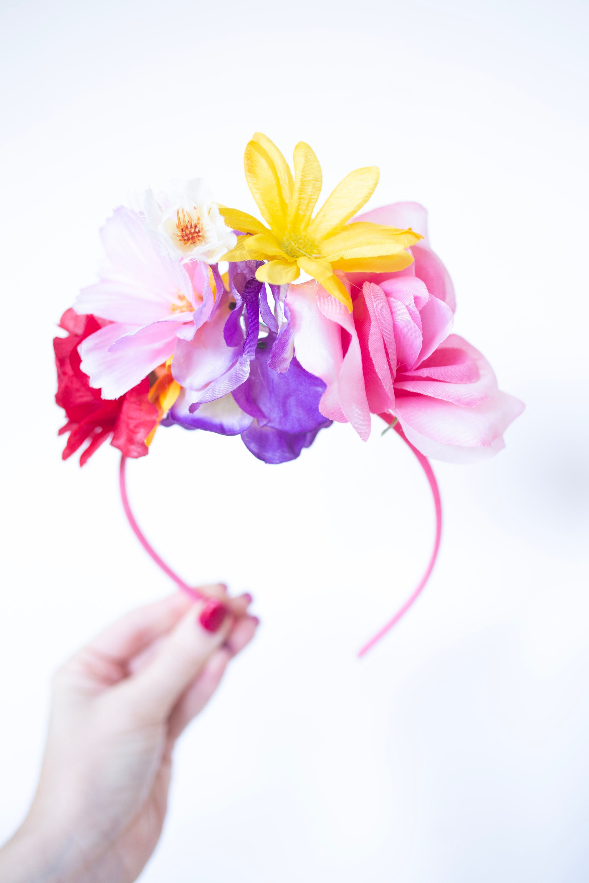 DIY Kit Frida Kahlo Flower Crown Craft Kit | Etsy