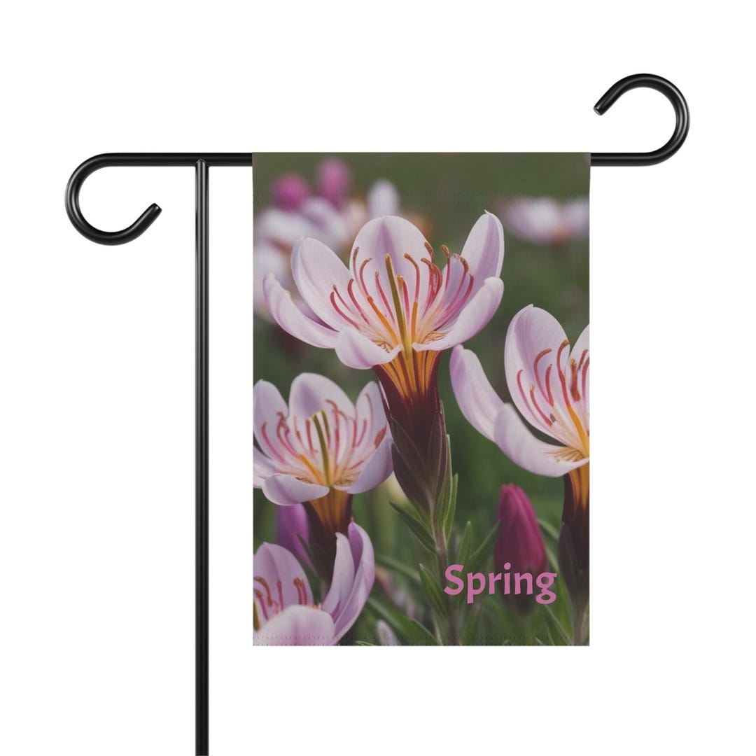 Spring Floral Garden Banner in 2 Sizes, Outdoor Decor, Housewarming ...