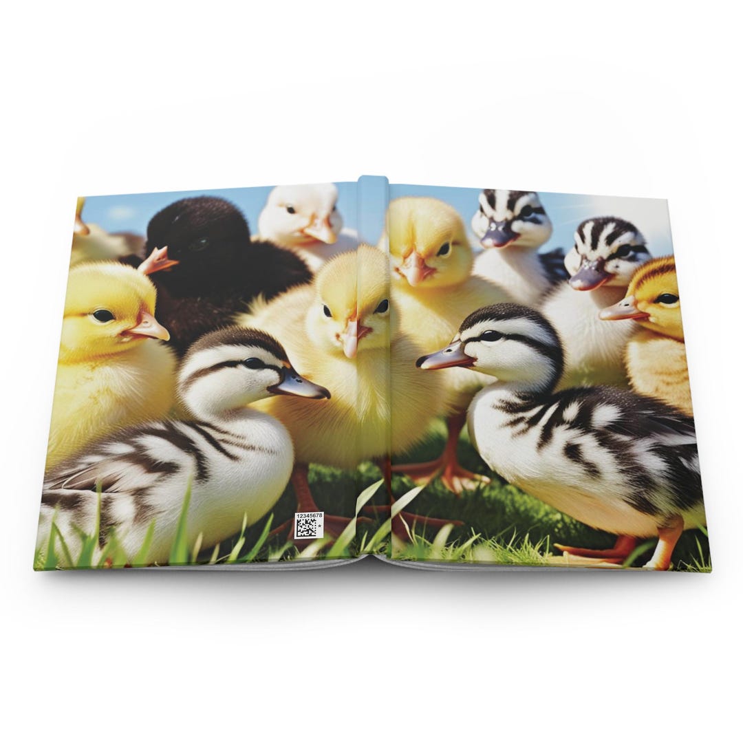 Cute Chicks and Ducklings Hardcover Journal, Nature Lover Gift, Daily ...