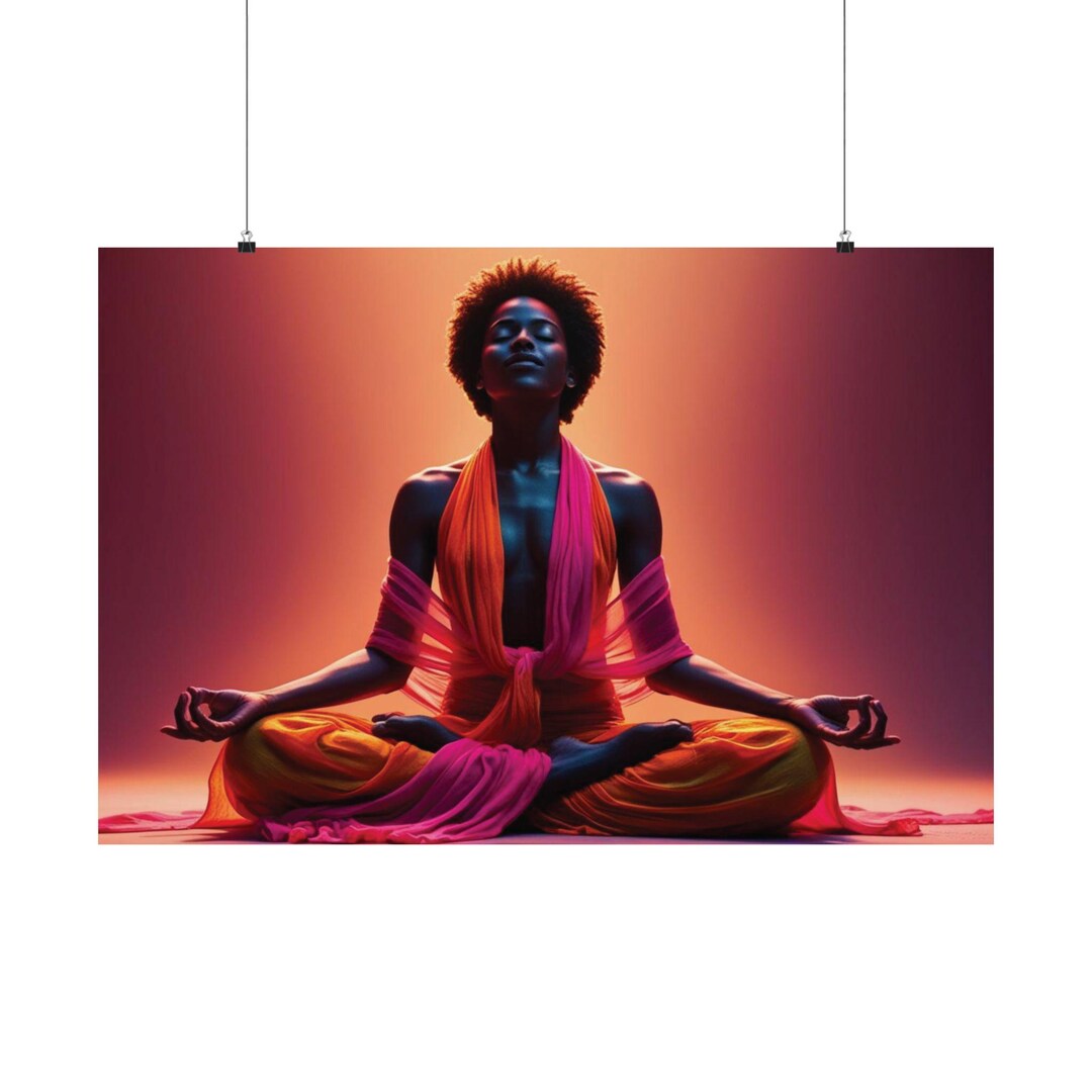 Zen Meditation Matte Horizontal Posters - Vibrant Wall Art for ...