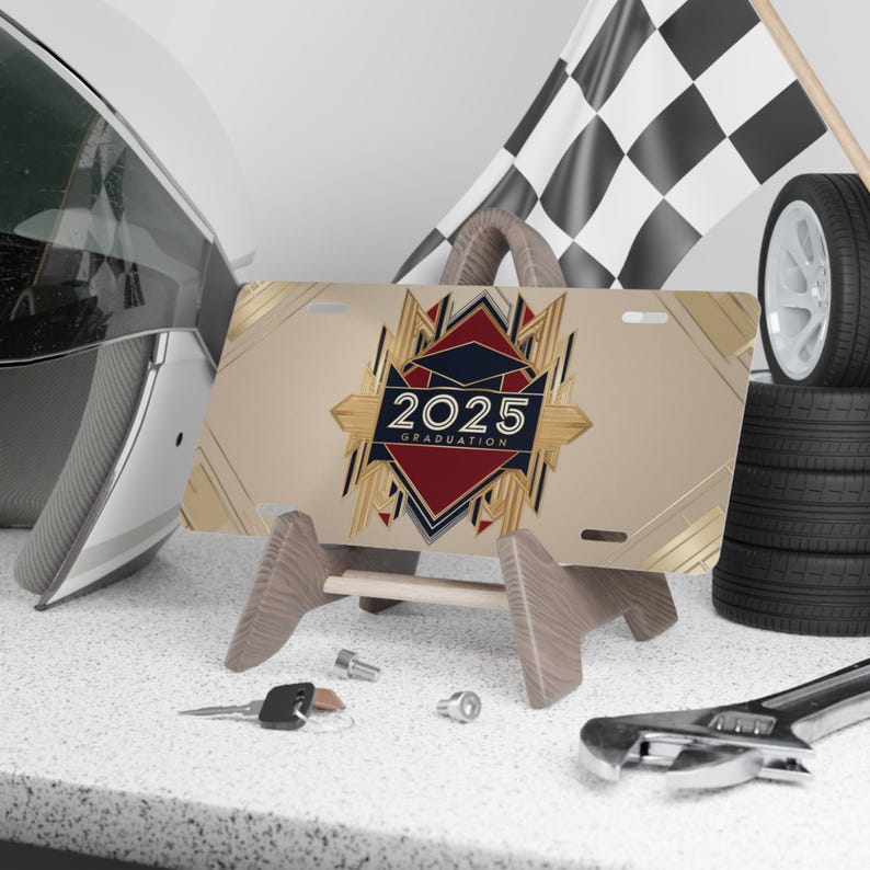 Graduation Vanity Plate for 2025, Custom Car Decor, License Plate ...