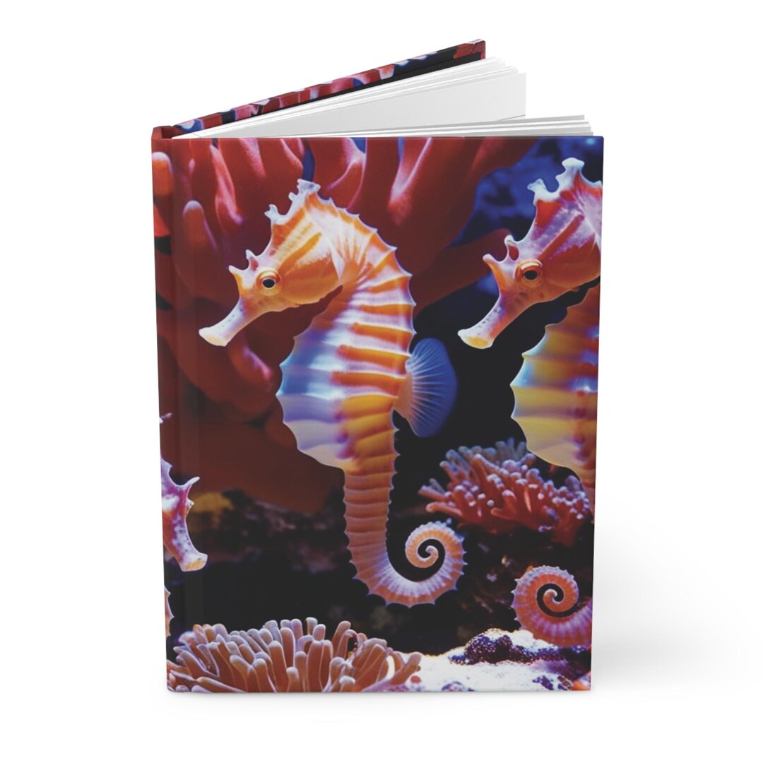 5.75x8, Ocean-inspired Seahorse Journal, for Nature Lovers, Art ...