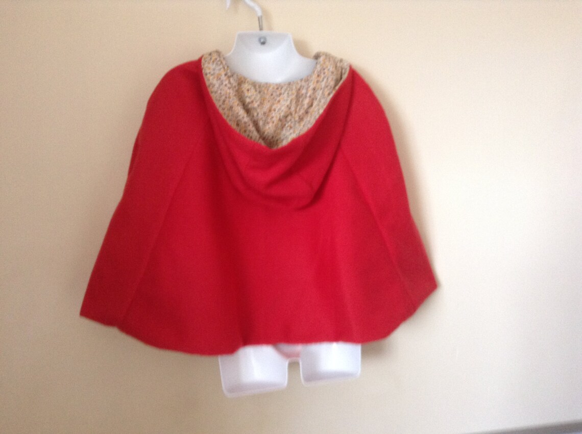 Red Riding Hood Cape - Etsy